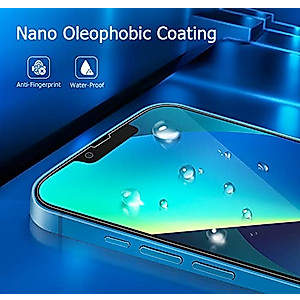 Cnarery [2 Pack] Privacy Screen Protector for iPhone 14/iPhone 13/iPhone 13 Pro, Anti Spy Tempered Glass with Alignment Frame Full Coverage Easy Installation Anti-peeping