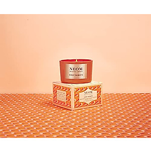 NEOM- Cosy Nights Luxury Scented Candle- Travel Size | Sandalwood, Frankincense & Nutmeg | Essential Oil Aromatherapy Candle | Gift (Travel Size)