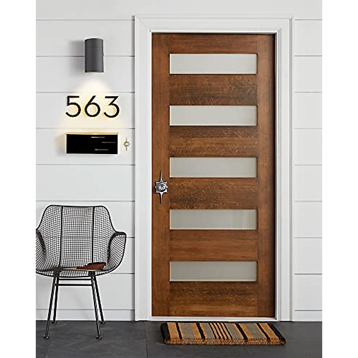 Ken & Ricky Outdoor Wall Sconce, Exterior Wall Light Fixtures, Cylinder Outside Lights for House Porch Garage Patio Doorway Entryway -2 Pack