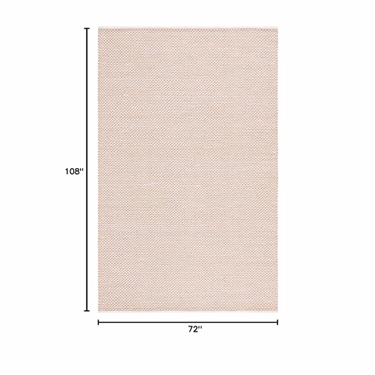 SAFAVIEH Vermont Collection Area Rug - 6' x 9', Beige, Handmade Wool & Cotton, Ideal for High Traffic Areas in Living Room, Bedroom (VRM650B)