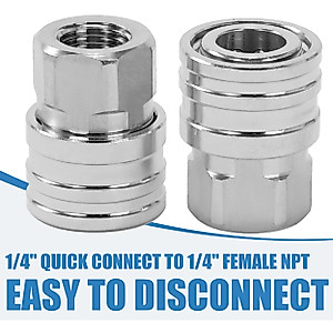 JOEJET Power Washer Extension Wand, 1/4" Pressure Washer Quick Connect Fittings