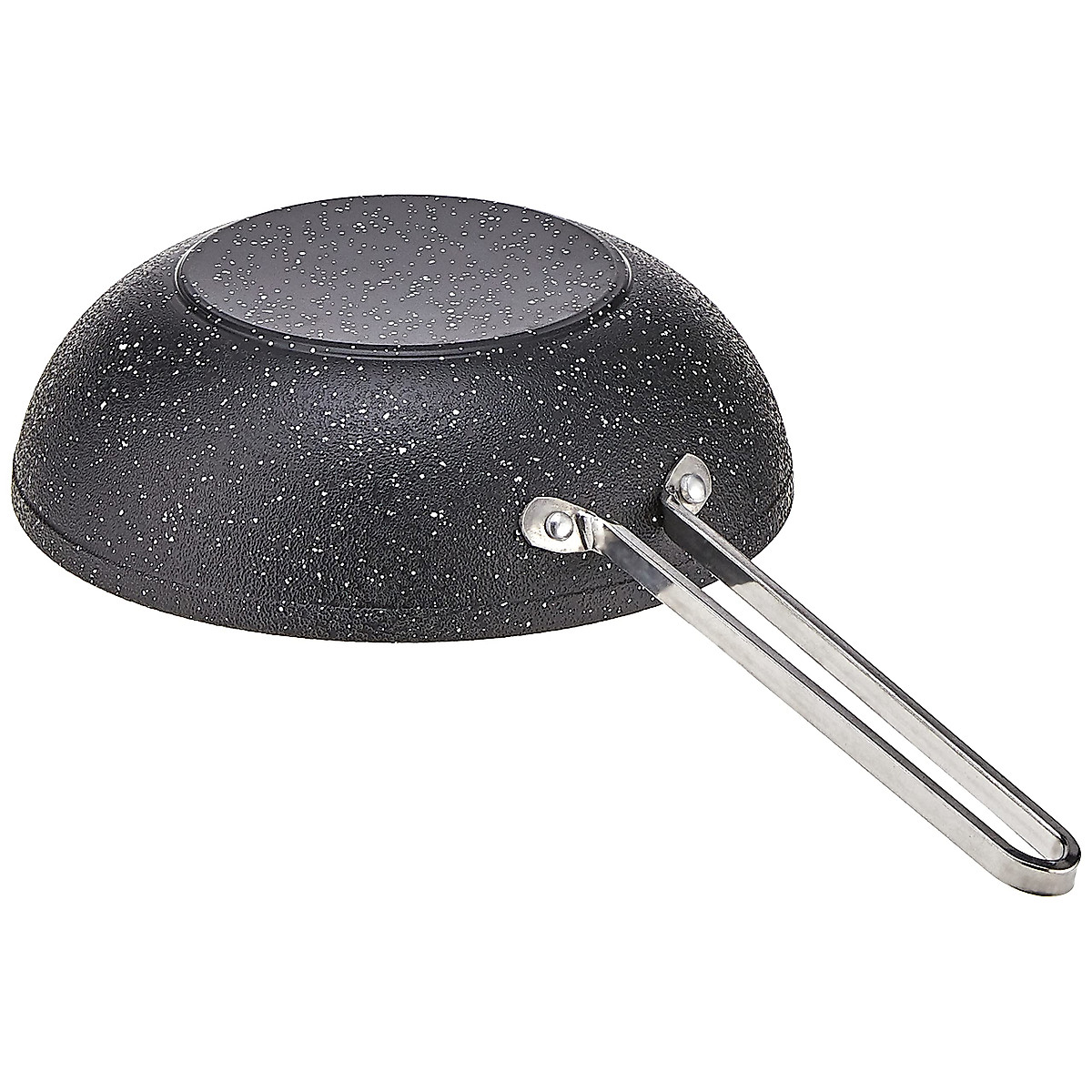 THE ROCK™ by Starfrit® 7.08" Personal Wok Pan with Stainless Steel Wire Handle