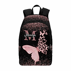 M YESCUSTOM Personalized Unisex School Backpack with Name for Your Kids Child Schoolbags, Custom Multifunction Kid's Backpack Children Casual Daypack, Gifts for School Season