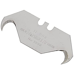 Stanley 0-11-983 unperforated Trimming Knife Blade "1996" (5 piece), Silver