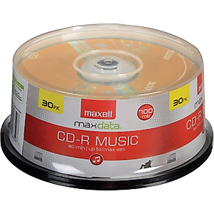 Maxell Premium Quality Noise Free CDs - 30 Pack + 100 Pack