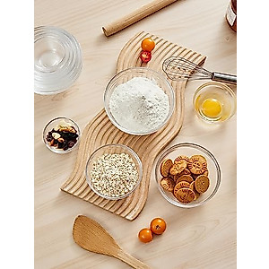 Sweejar 4.5 inch Small Glass Bowls Set, 12 oz Prep Bowls for Cooking, Small Bowls for Kitchen, Dessert Bowls for Ice Cream, 9 pack