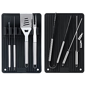 Ozeri BBQ and Grill Utensil Holder Mat Set