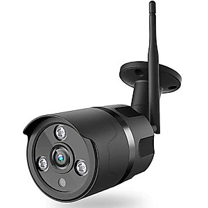 Outdoor Camera, 1080P WiFi Outdoor Security Camera, FHD Night Vision, A.I. Motion Detection, Instant Alert via Phone, 2-Way Audio, Live Video Zooms Function, Cloud Storage/Micro SD Card (Black)