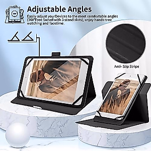 for TCL Tab Pro 5G Case/TCL TABMAX 10.4 Case Dluggs 360 Degree Rotating Smart Protective Stand Cover for 10.36" TCL Tab Pro 5G TCL-9198S/TCL TABMAX 10.4 9296Q,Astral Wolf