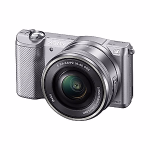 Sony Alpha a5000 Mirrorless Digital Camera with 16-50mm OSS Lens (Silver)