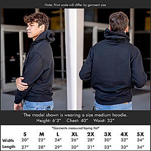 Brisco Brands Beast Gym Fitness Meathead Hoodie Hooded Sweatshirt Men Carolina Blue