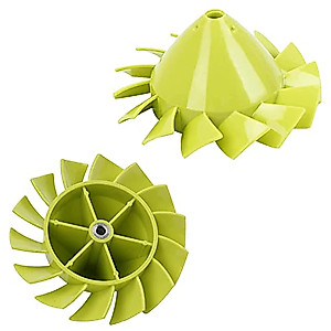 Blower Fan Blade 529437004 529437001 for Ryobi P2108 P21081 P21081VN P21081VNM (2 Pack )