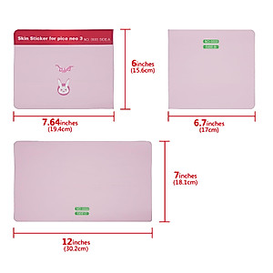 Geekria VR Headset & Controller Handle Skin Compatible with Pico Neo 3 Protective Cover, Protective Durable Scratch Resistant Pico Neo 3 Sticker