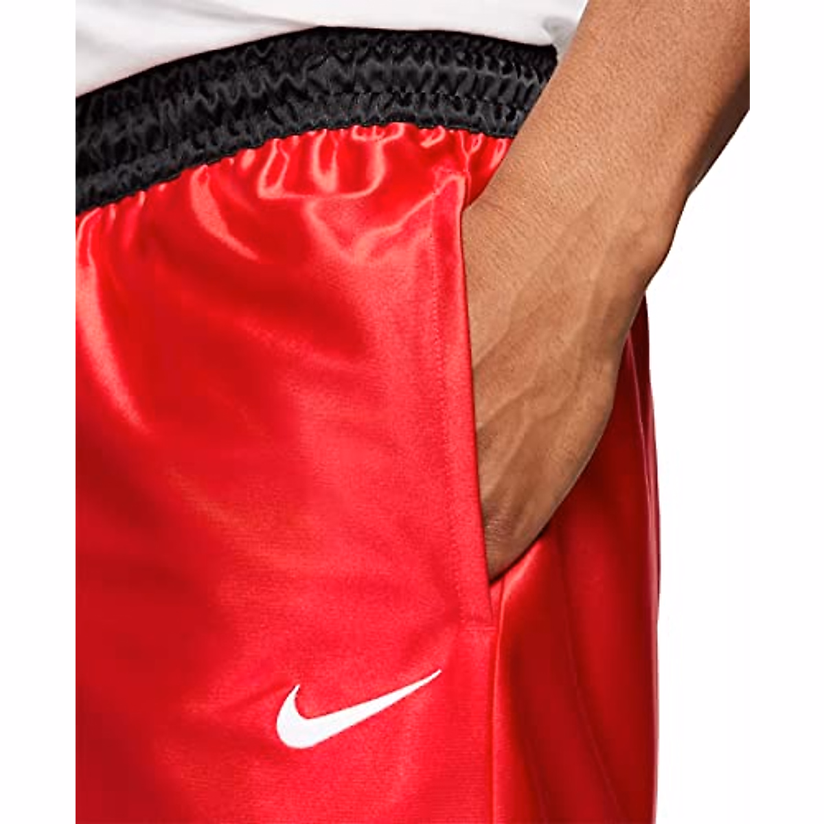 Nike Men's Dri-FIT 11" Durasheen Basketball Shorts (as1, Alpha, l, Regular, Regular, University Red/White, LG, Loose)