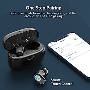 ZZN Active Noise Cancelling Earbuds, True Wireless Earbuds with Microphone, Bluetooth 5.2, Transparency Mode, Bluetooth Headphones with Deep Bass, 28H Playtime and Smart Touch Control