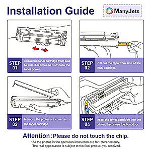 ManyJets 055H Compatible Toner Cartridge Replacement for Canon 055H CRG-055H 055 CRG-055 Work with Canon imageCLASS MF743Cdw MF741Cdw MF746Cdw MF745Cdw MF740C LBP664Cdw LBP660C (with Chip,4-Pack)