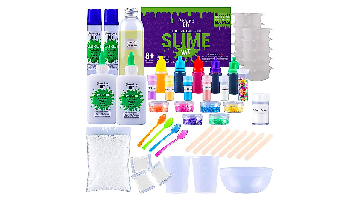Discover DIY Slime Kit for Kids - 52-Piece Fun