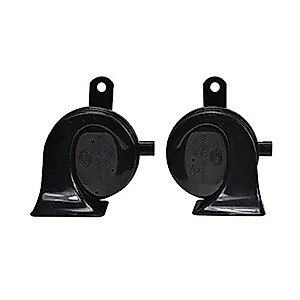 HELLA 012010881 Black 12V BX Trumpet Horn Kit (Bmw)