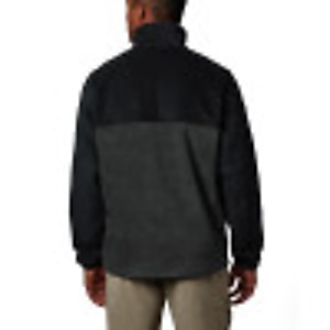 Columbia Men's Steens Mountain 2.0 Full Zip Fleece Jacket, Black/Grill, Medium