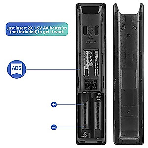 Gvirtue Universal Voice Remote Control for Samsung TV Remote All Samsung LED QLED UHD SUHD HDR LCD HDTV 4K 3D Curved Smart TVs, with Shortcut Buttons for Netflix, Prime Video, Samsung Plus