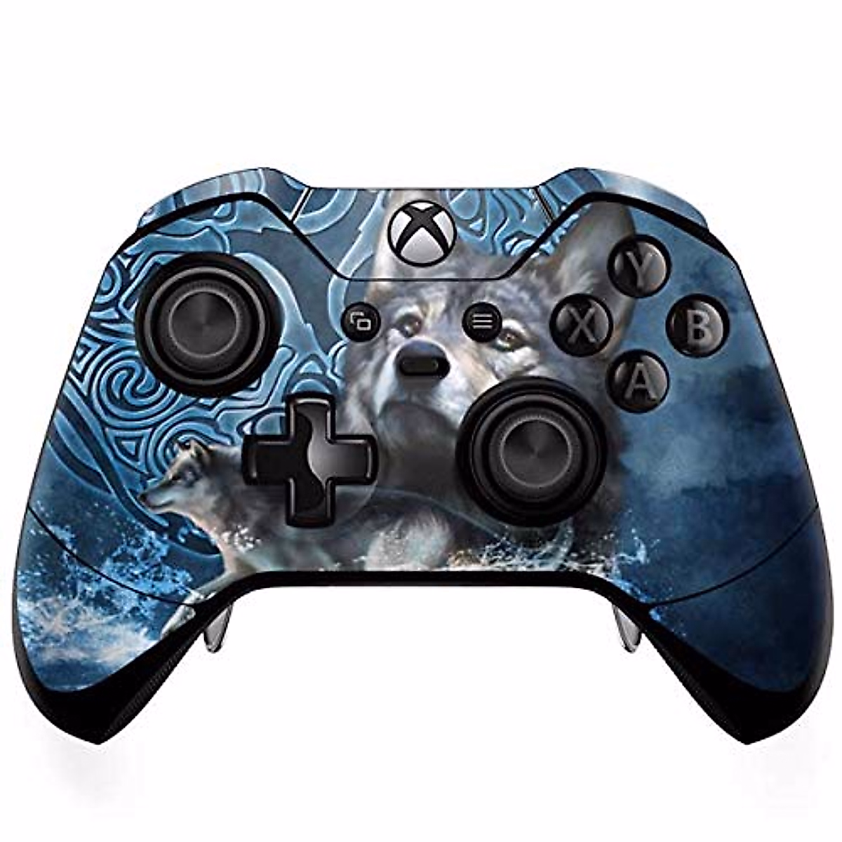 Skinit Decal Gaming Skin Compatible with Xbox One Elite Controller - Officially Licensed Tate and Co. Celtic Wolf Design