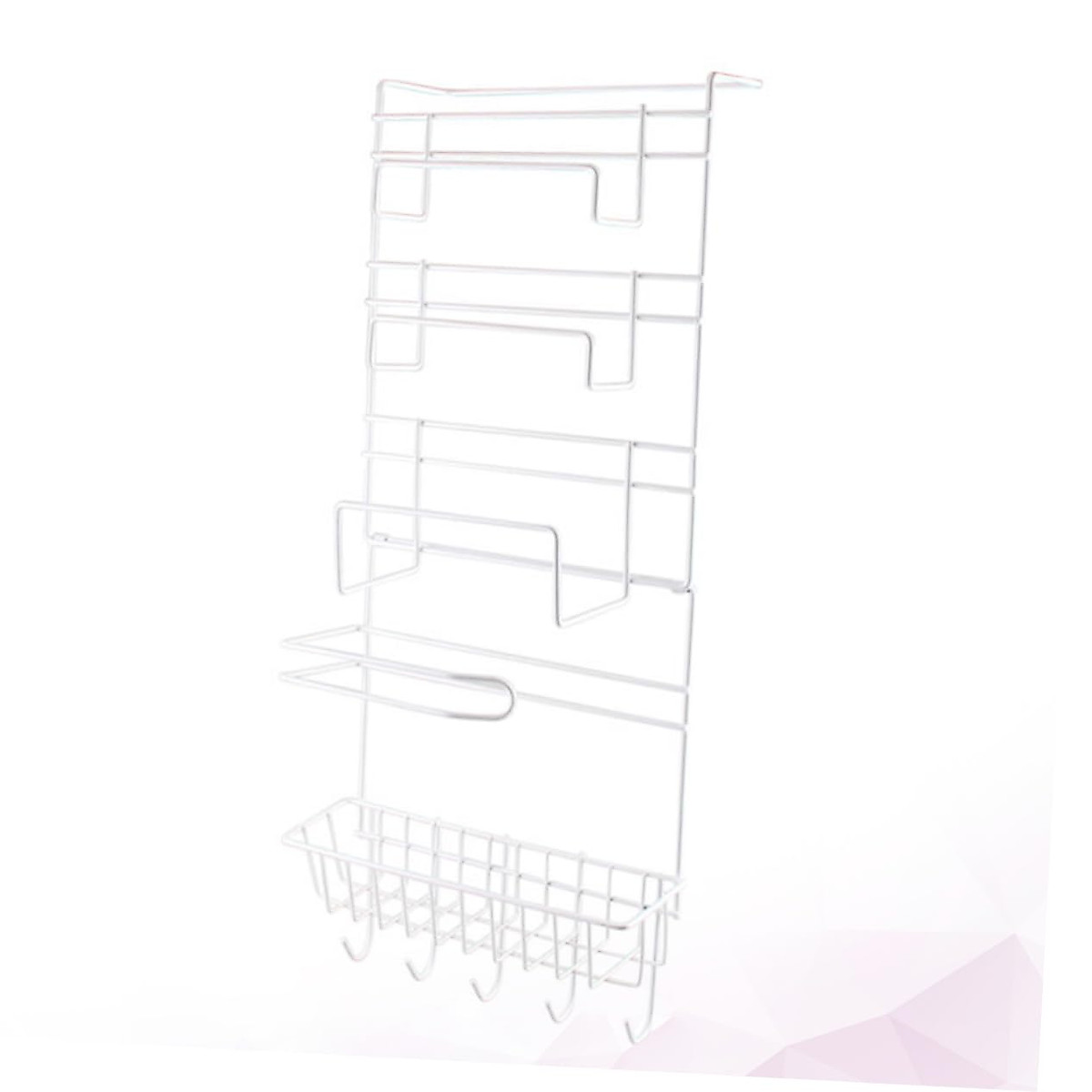 MAGICLULU Refrigerator Side Wall Shelf Multi-layer Storage Holder Copper Storage Rack Refrigerator Storage Rack Refrigerator Hanging Rack Foldable Storage Rack