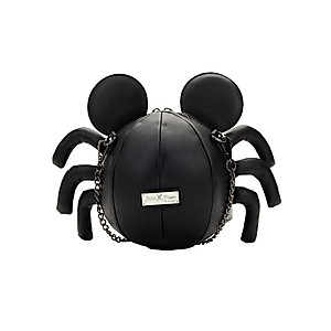 Loungefly Stitch Shoppe X Disney Mickey Glow Spider Crossbody Bag - Rave Festival Fashion Cosplay Disneybound Cute Backpacks