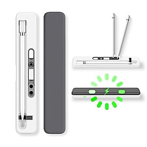 Apple Pencil 1st Generation Case, HAMOPY Wireless Charging Case Compatible with Apple Pencil 1st Generation Only, Magnetic Apple Pencil 1st Gen Charging Carrying Storage Box, Apple Pencil Accessories