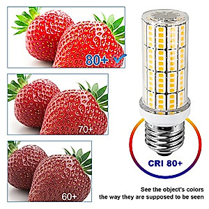 LED Light Bulb 2500lumen 200w Equivalent Super Bright 3000K Warm Daylight White 20W LED Bulbs Waterproof E26/E27 Medium Base for Outdoor Indoor Home Garage Backyard LED Corn Light Bulb Pack of 4