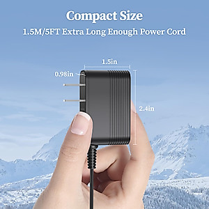 for Shark V2945Z V2950 Charger, 11V Power Cord for Shark Vacuum Charger AC Adapter Replacement for Shark XA2950 YLS0041-T110025 Floor Carpet Sweeper Vacuums Power Supply JATERSERN