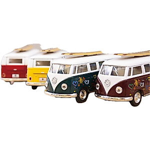 Schylling Die-Cast 62ft Vw Bus and Surfboard DCVS