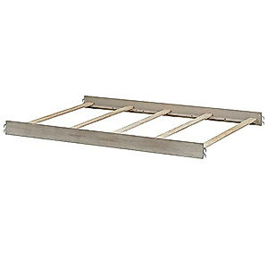 Soho Baby 47088560 Hanover Crib to Full-Size Bed Conversion Kit, Wire Brush Oak Gray Finish, GreenGuard Gold Certified