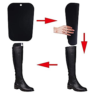 ericotry 2 Pairs 8 Inch Boot Shaper Form Inserts Breathable Boots Tall Support Shoe Tree Stands Holder for Women and Men