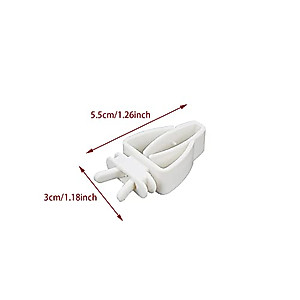 Meprotal 6pcs Bird Cage Food Holder Parrot Fruit Vegtable Clips Pet Feeder Clip Accessory for Budgie Parakeet Cockatoo Macaw Cockatiel Conure