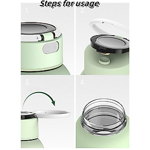 Multi-Purpose Large Capacity Juicing Bottle, Portable Large Capacity Juicer, Electric Juicer Mini Portable Blender, Dual-Use Water Bottle with Straw, With Strap (Blenders-D)