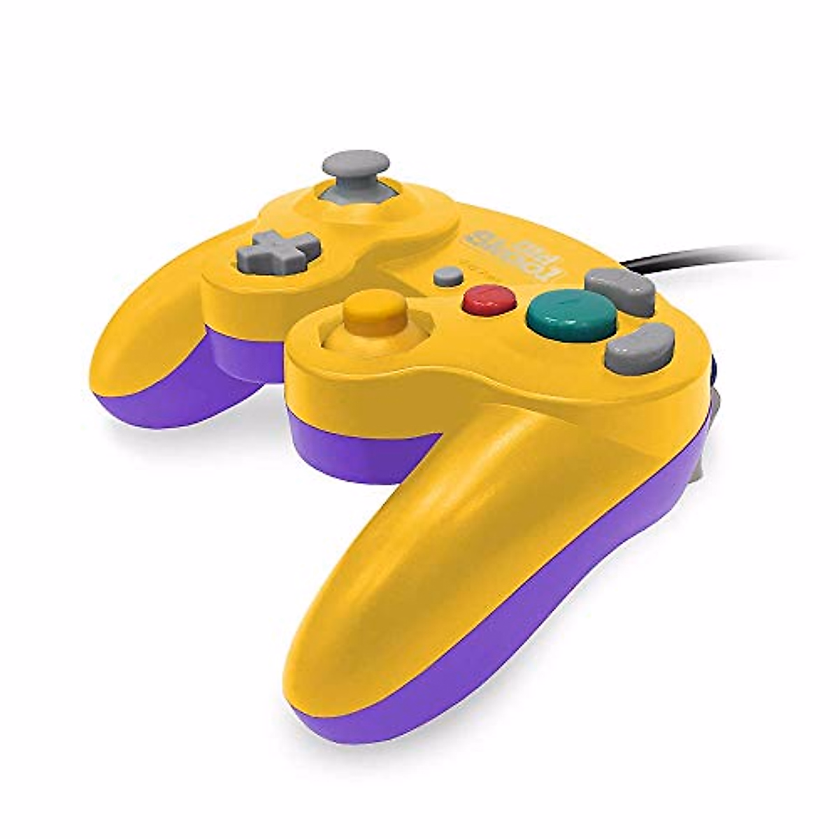 Old Skool GameCube/Wii Compatible Controller - Yellow/Purple Special Edition