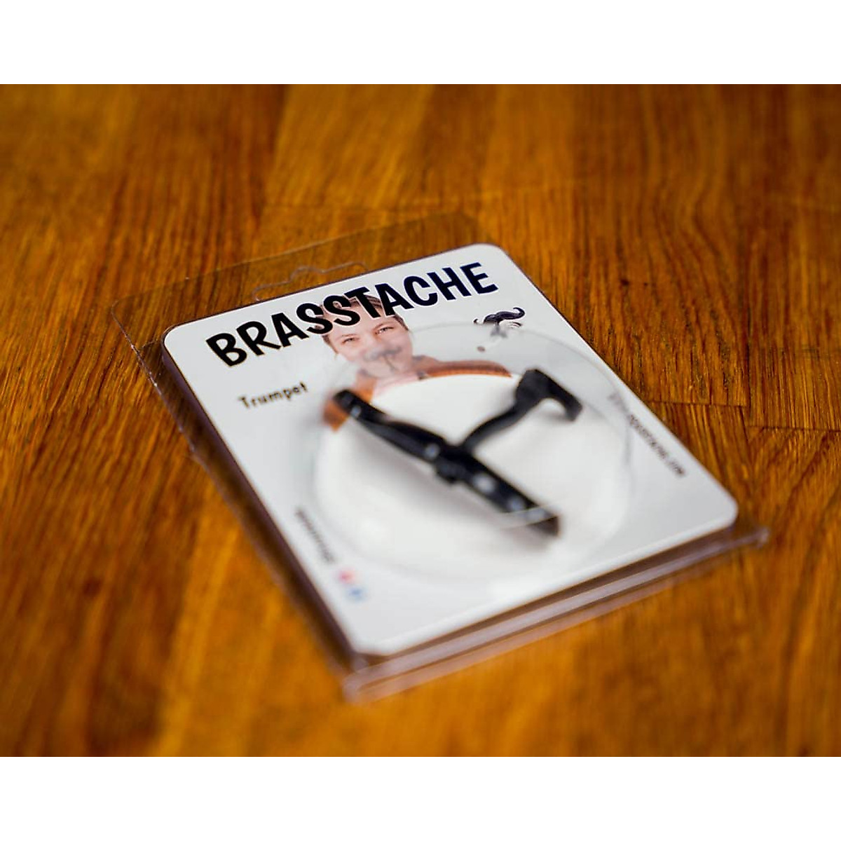Brasstache - The Original Clip-on Mustache for Trumpet Mouthpiece
