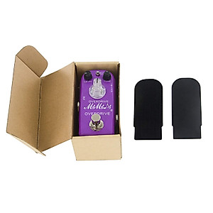 Overdrive Pedal, MIMIDI Mini Overdrive Guitar Pedal Classical Electronic Guitar Effects with True Bypass (315 Overdrive Purple)