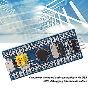 Core Board Module, 5PCS STM32F103C8T6 STM32 Minimum System Board Module 40 Pin Core Learning Module for, Single Board Computers