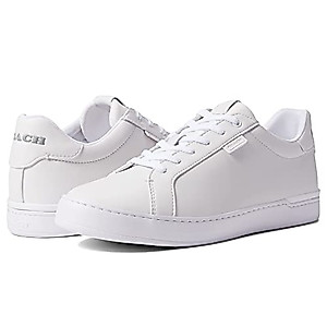 COACH Lowline Leather Low Top Optic White 9 D (M)