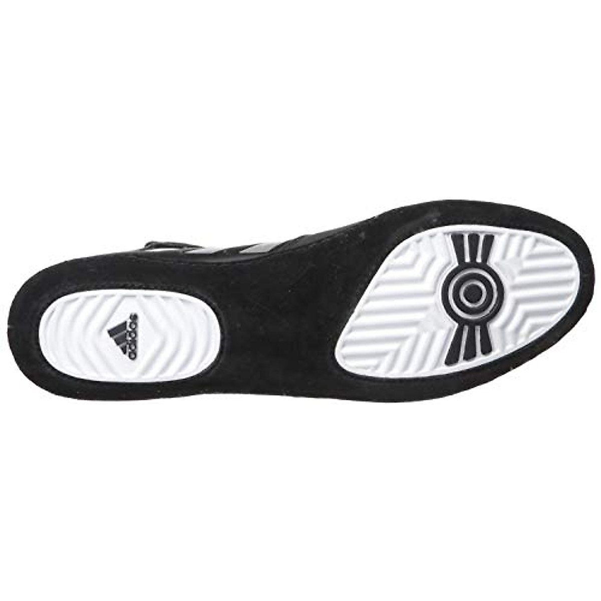 adidas Performance Men's Combat Speed.5 Wrestling Shoe, Black/Silver Metallic/Black, 10