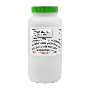 ALDON Innovating Science Anhydrous Calcium Chloride, 500g, 4-20 Mesh - Laboratory-Grade - Calcium Chloride Powder - The Curated Chemical Collection