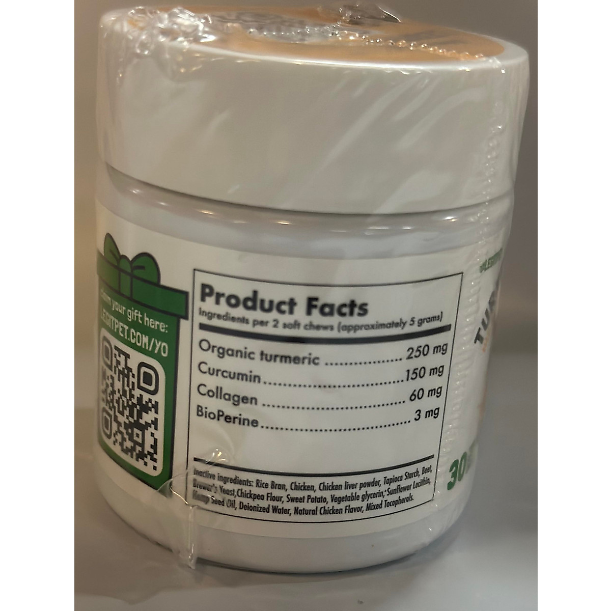 Turmeric Curcumin Hip & Joint Dogs Supplement Anti-Inflammatory Support for Arthritis & Mobility with Collagen & BioPerine Pain Relief Antioxidant Digestive Cardiovascular and Liver Health 30 Chews