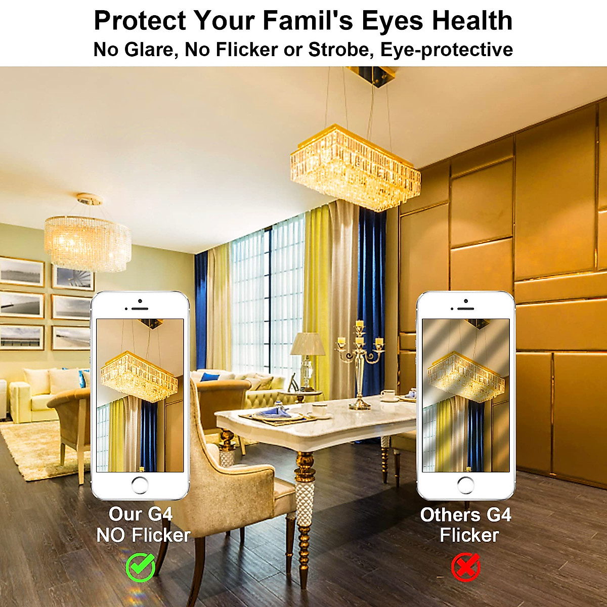 VITUNOV G4 Halogen Bulb 12V 20W, 12 Pack G4 Light Bulb Dimmable, T3 JC Type G4 Base Bi-Pin Bulb, for Under Cabinet Puck Light, Chandeliers, Landscape Lighting, Warm White 2700K