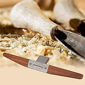Wood Planer, Flat Planer Carpenter Slotted Edge Trimming Planer For Woodworking Tool Utilized to Make Round Arc Corners