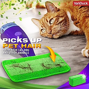 VanDuck Reusable Mop Pads Compatible with Swiffer WetJet (2 Pack) - Microfiber Mop Refill for Wet Mopping Cloths - Hardwood Floor Cleaning Spray Pads are Reusable Replacements