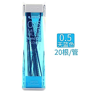 Uni NanoDia Color Mechanical Pencil Leads 0.5mm 7 Color Set, 7 Pack/total 140 Leads