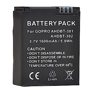 Tectra 3Pcs AHDBT-301 GoPro Hero3 Replacement Battery + LCD Display Dual USB Charger for GoPro Hero 3 Hero 3+ Camera Accessories