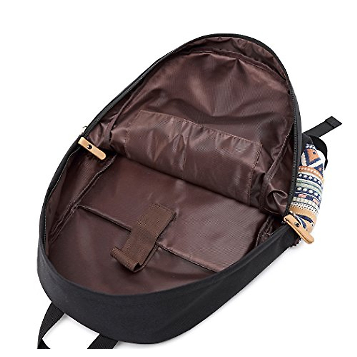 Swacort Backpack For Women Casual Lightweight Canvas Backpacks Travel Daykpack Cute Fashion Shoulder Carry-on Bookbag Black Daykpack