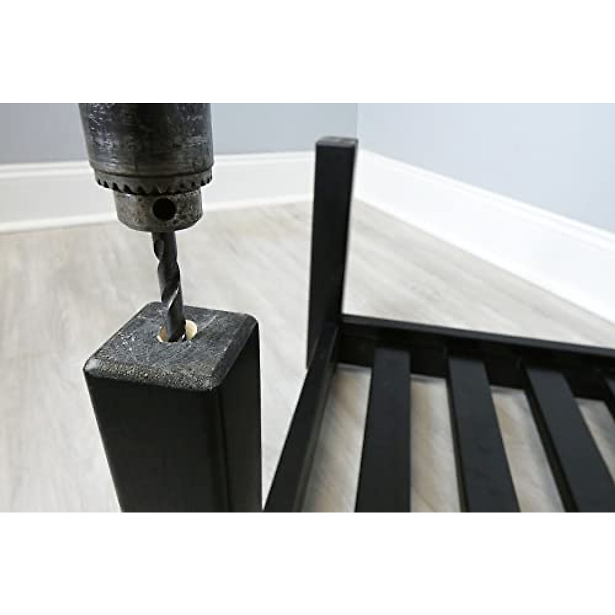 Shepherd Hardware 9418 2-Inch Office Chair Caster, Twin Wheel, 5/16-Inch Stem Diameter, 75-lb Load Capacity, 2-Pack, Black